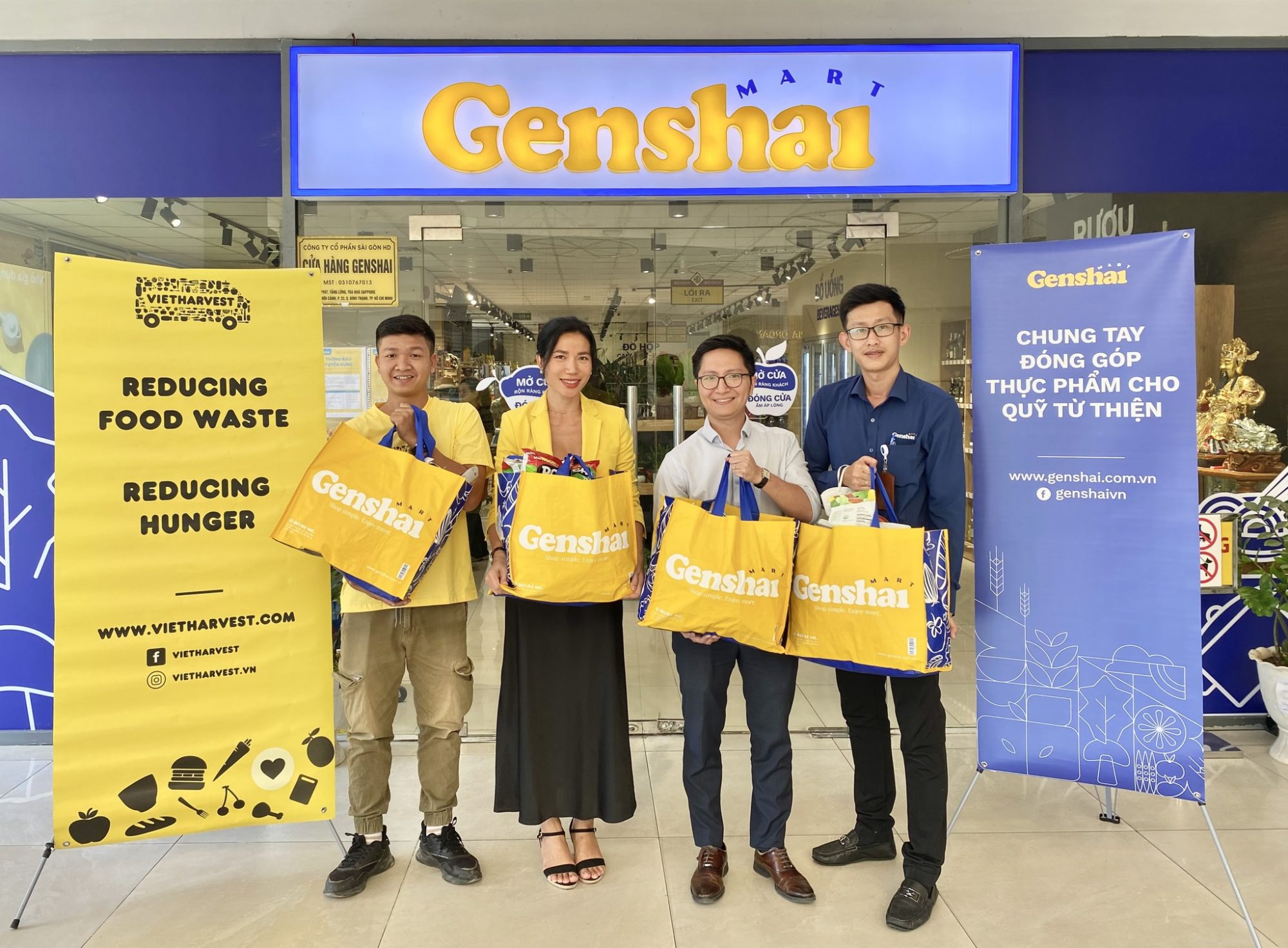 Chào đón Genshai Mart trở thành đối tác mới của VietHarvest - VietHarvest